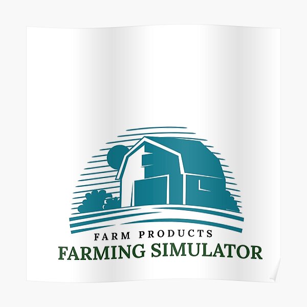 "farming simulator" Poster for Sale by kuikai123 | Redbubble