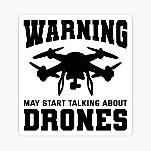"FPV Drone Racing Quadcopters RC Pilot Operator Air Racing" Sticker for ...