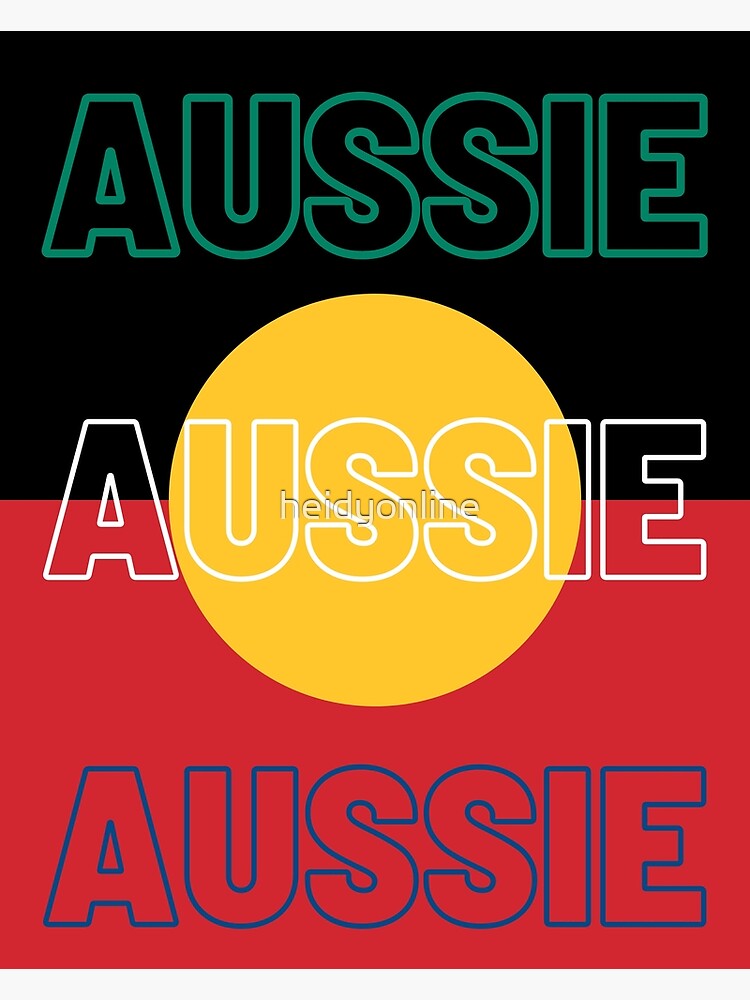 "Aussie Aussie Aussie" Poster for Sale by heidyonline | Redbubble