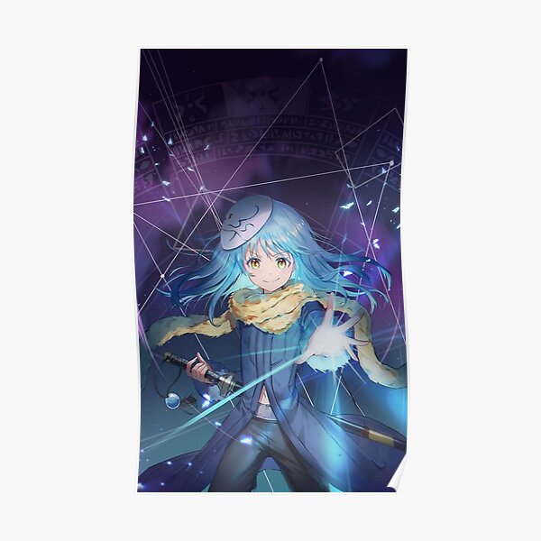 "Rimuru Tempest slime" Poster for Sale by Soulzodiac | Redbubble