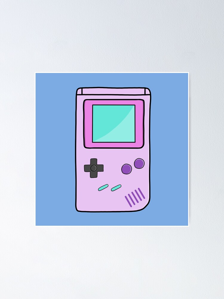 "Pastel Game Boy" Poster for Sale by SADAL1EN | Redbubble