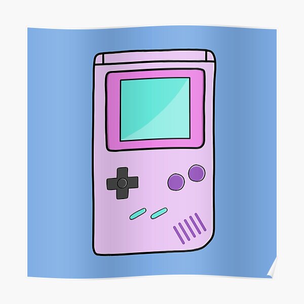"Pastel Game Boy" Poster for Sale by SADAL1EN | Redbubble