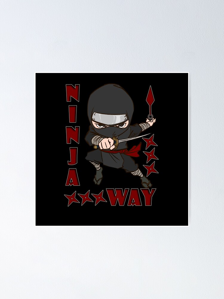 Póster «Thats's My Ninja Way playera para hombre, playera para niños ...
