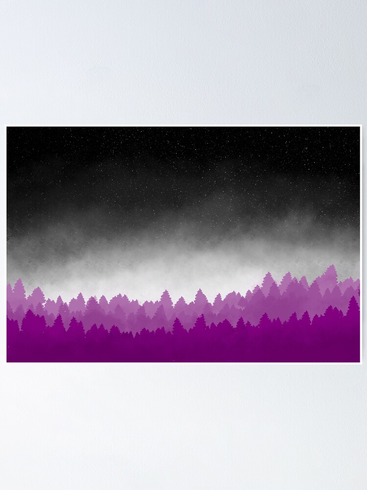 "Ace Pride Landscape - Subtle Pride Flag" Poster for Sale by ...
