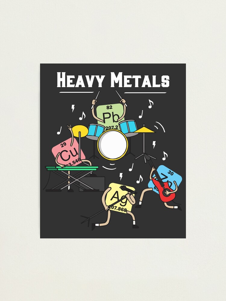 "Heavy Metals Rock Chemistry Physics Periodic Table of Elements ...