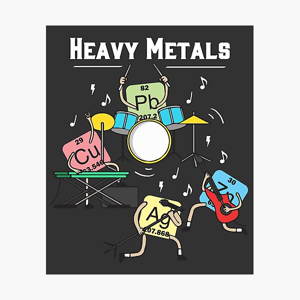 "Heavy Metals Rock Chemistry Physics Periodic Table of Elements ...