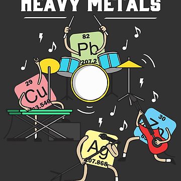 "Heavy Metals Rock Chemistry Physics Periodic Table of Elements ...