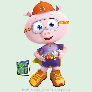"Super Why! Littlest pig aka Alpha Pig" Photographic Print for Sale by ...