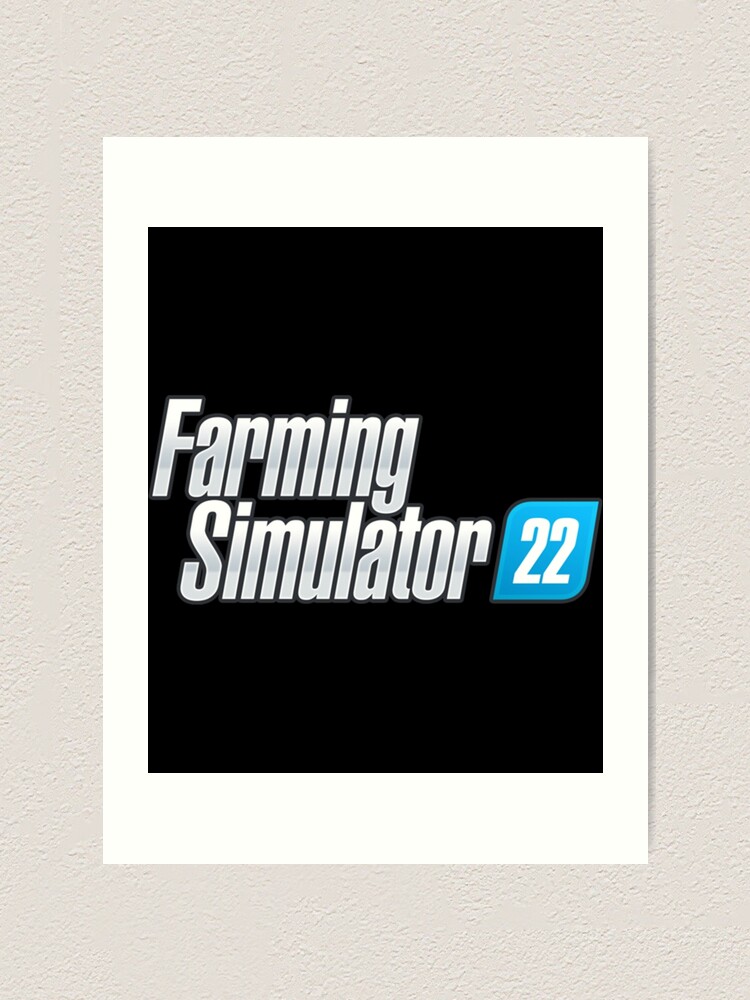 "Farming Simulator 22 logo " Art Print for Sale by HareTodayGifts ...