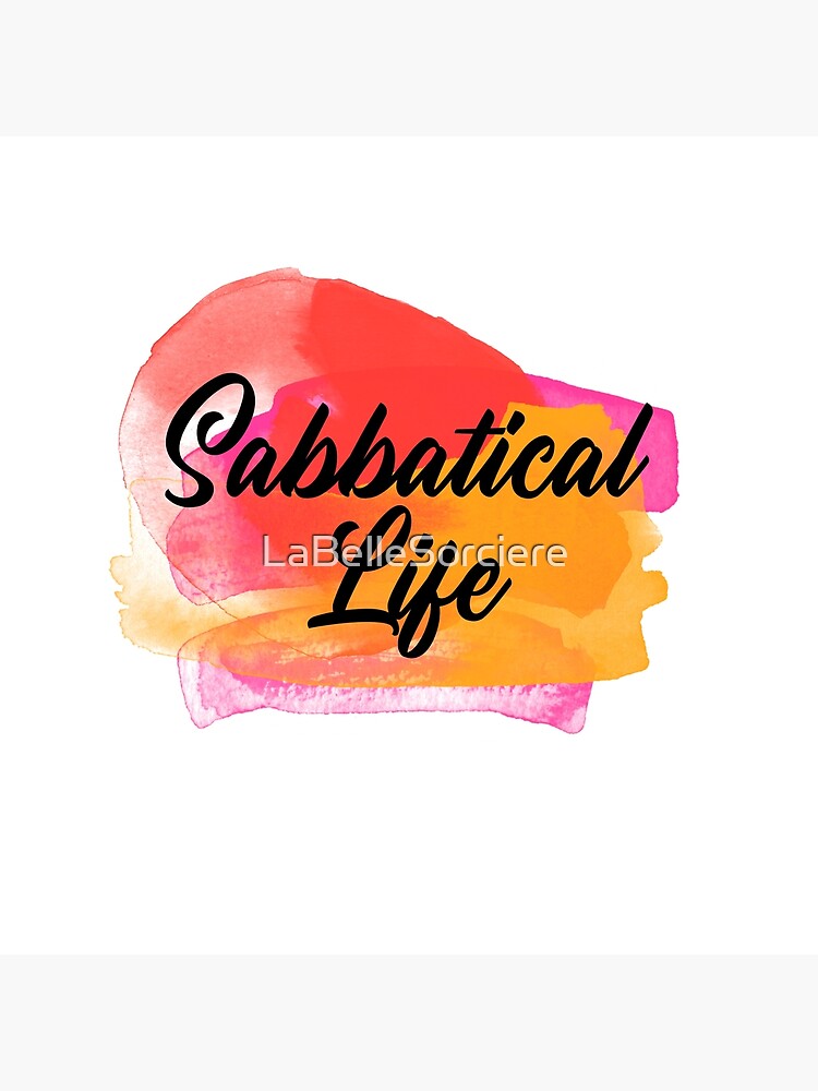 Lámina fotográfica «Logotipo de Sabbatical Life.net - Porque merezco un ...