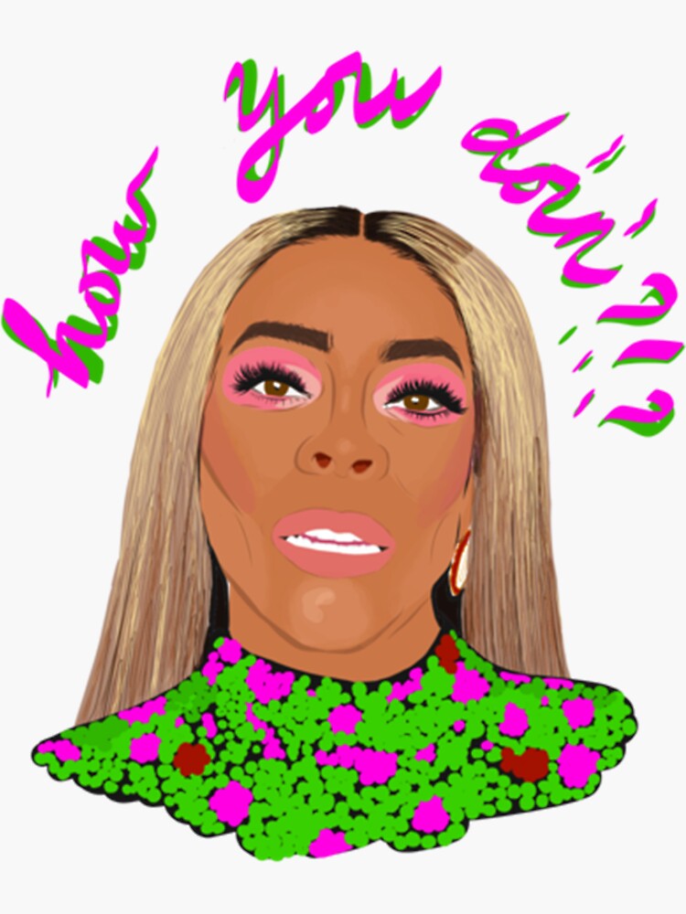 "how you doin_! " Sticker by merchordieR | Redbubble