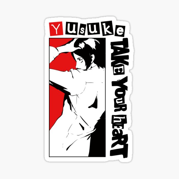 "Yusuke Kitagawa - Persona 5" Sticker by FranckJeannin | Redbubble