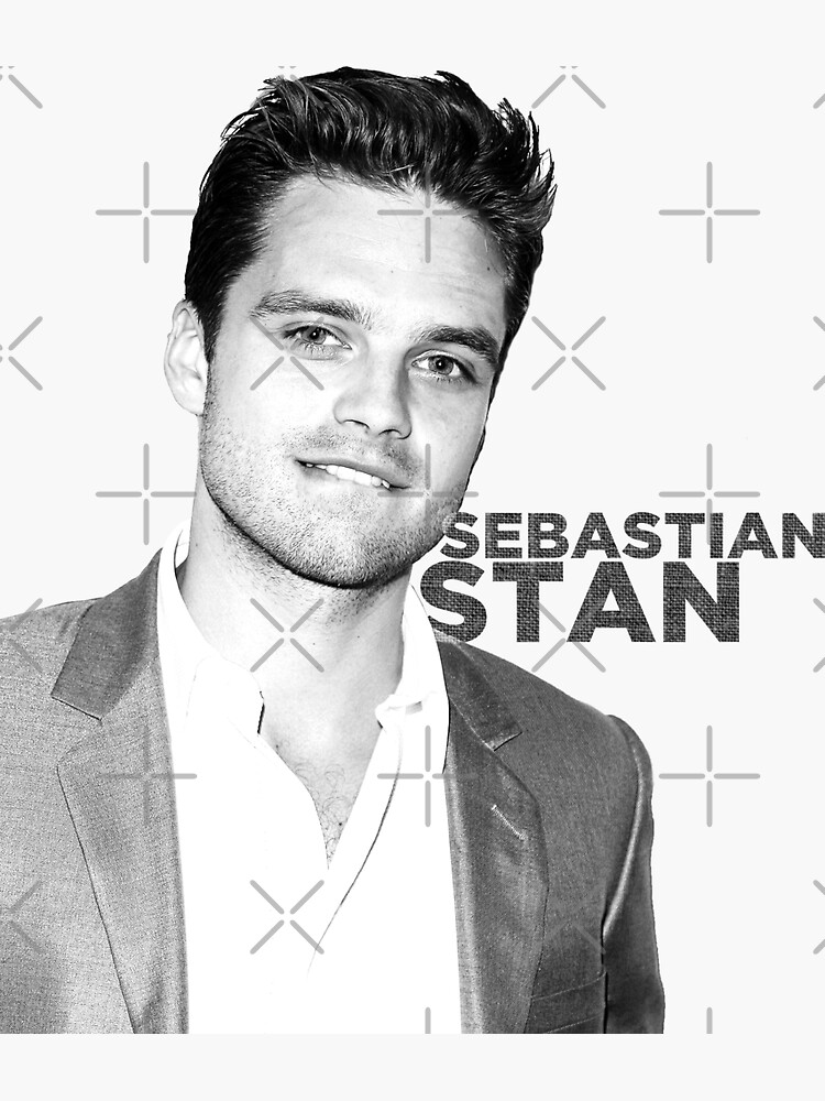 "sebastian stan" Sticker for Sale by acmmoral | Redbubble