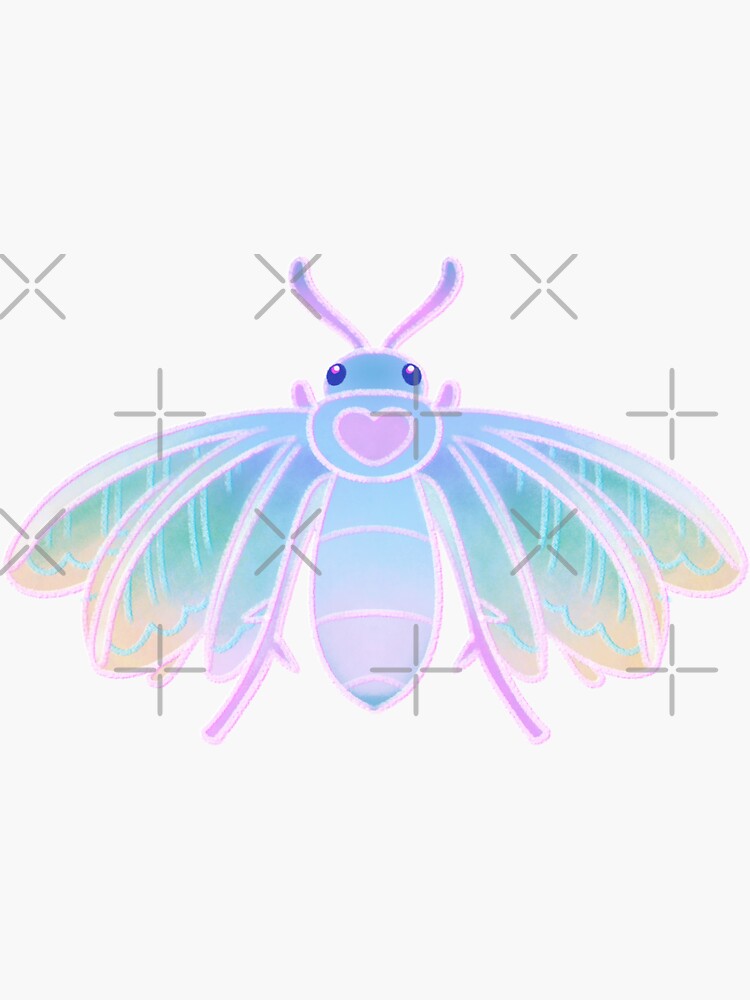 "White plume moth" Sticker for Sale by pikaole | Redbubble