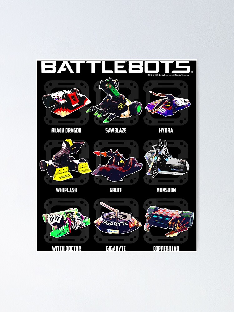 "BattleBots Group Robot Photo Box Up" Poster for Sale by Cobbblack ...