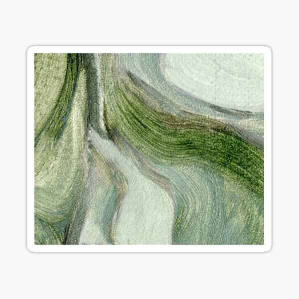 "Mint Green Abstract Art" Sticker for Sale by GoAbstractArt | Redbubble