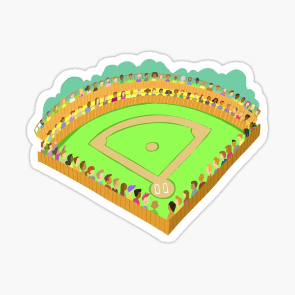 "Baseball field" Sticker for Sale by duxpavlic | Redbubble