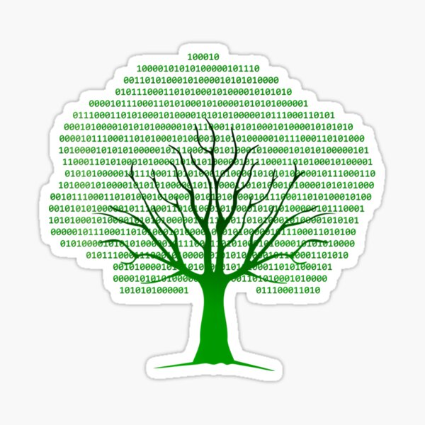 Funny Works Binary Tree Computer Science Lovers Coding Sticker For Sale By Lpdankdesign