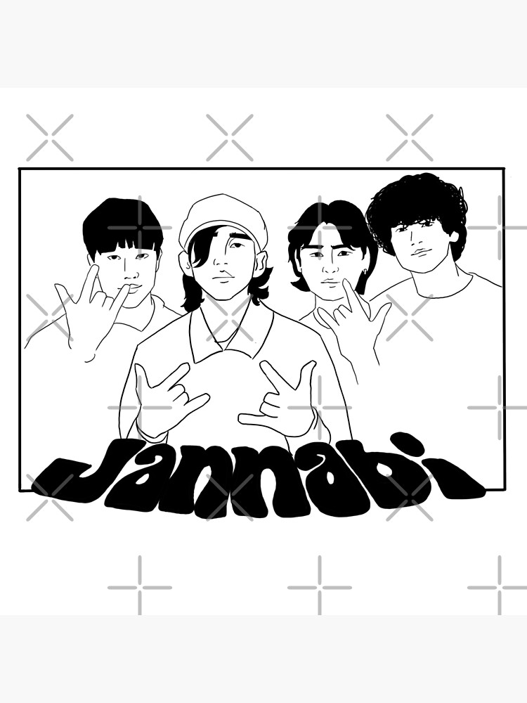"JANNABI 잔나비" Poster by metanoiaaa | Redbubble