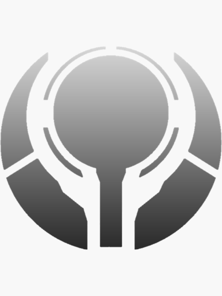 "Halo Forerunner symbol " Sticker for Sale by Blueshell2021 | Redbubble