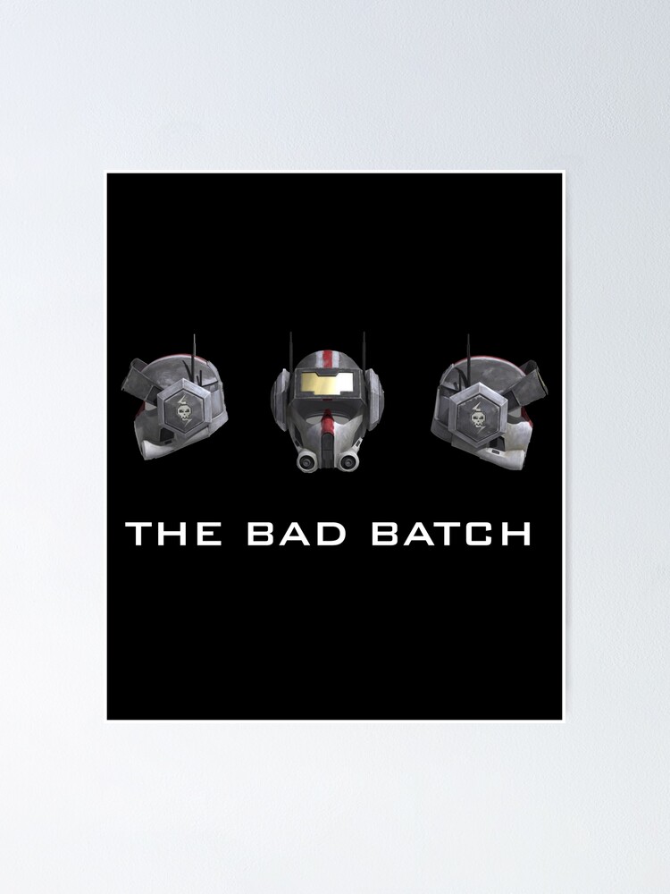 "The Bad Batch - Tech Helmet" Poster by AbdouCouture | Redbubble