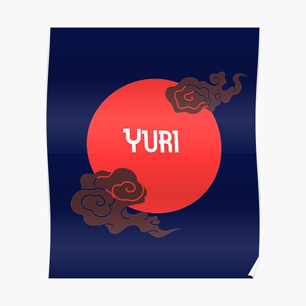 Póster «Símbolo rojo de Yuri» de WeebJewel | Redbubble