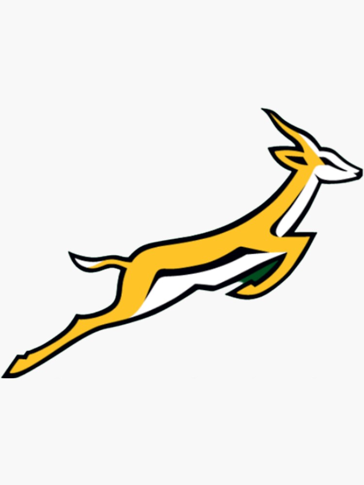 "Springbok " Sticker for Sale by Ritshzdesign | Redbubble