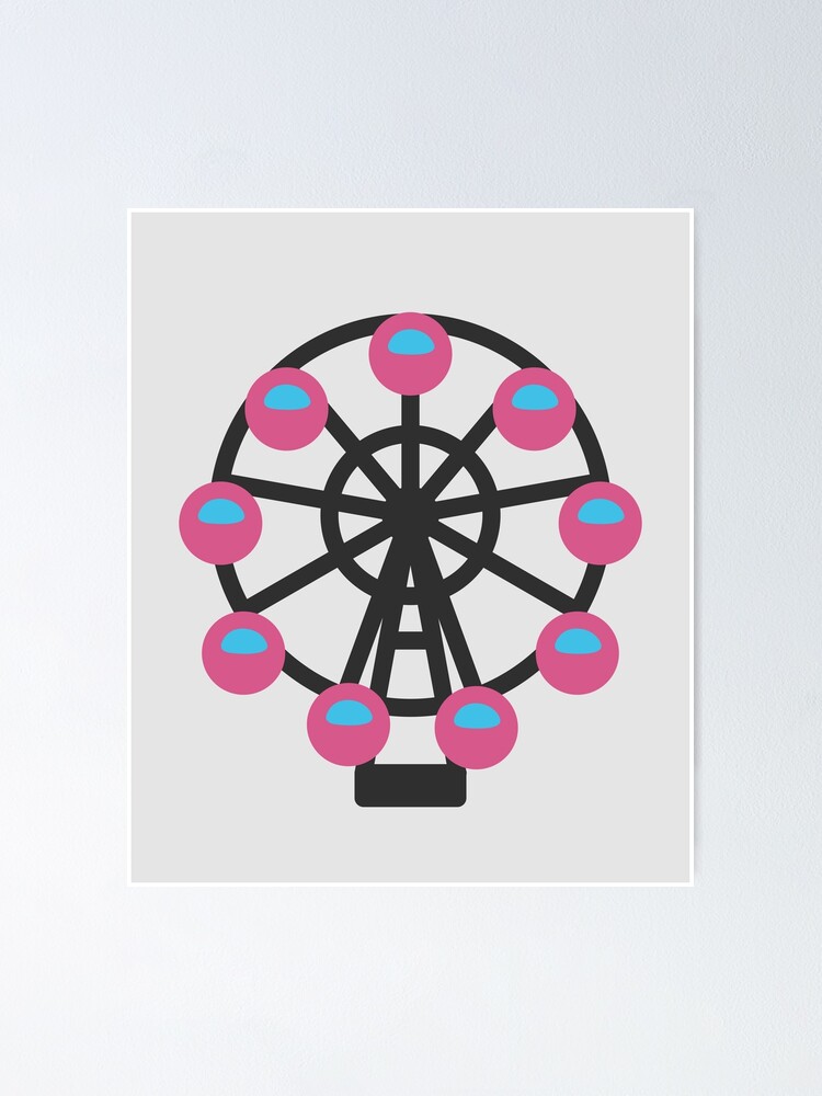 " Ferris Wheel Big Wheel Fairground Observation Wheel Gift " Poster for ...