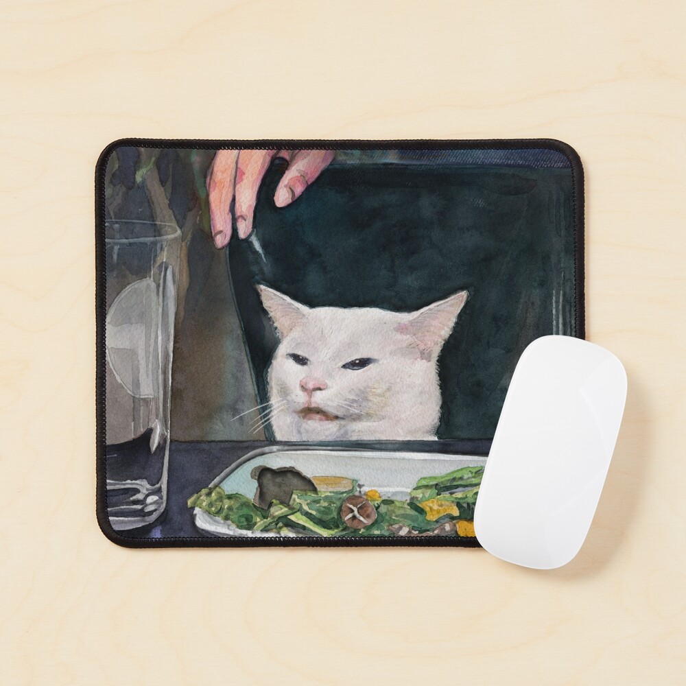 "Woman Yelling at Cat Meme-2" Tapestry for Sale by Fablica | Redbubble