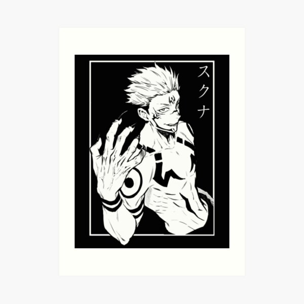 Sukuna Body Jujutsu Kaisen Art Print For Sale By Amitrix Redbubble