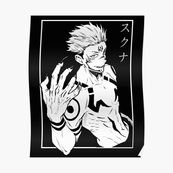 "Sukuna Body Jujutsu Kaisen" Poster for Sale by Amitrix | Redbubble