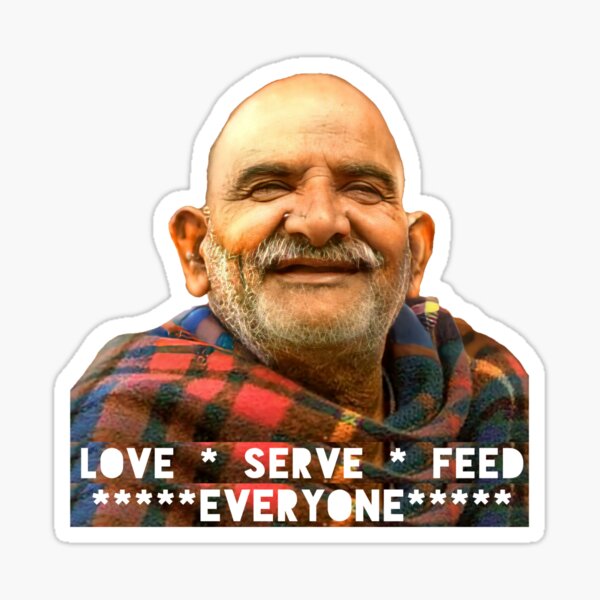 "Neem Karoli Baba ji" Sticker for Sale by aruvanita | Redbubble