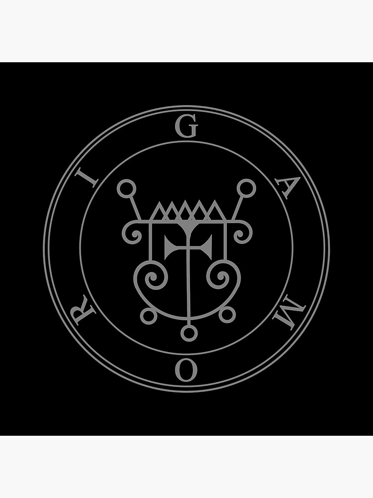 "Gamori - Goetia (grey)" Poster by Shadow-Kingdom | Redbubble