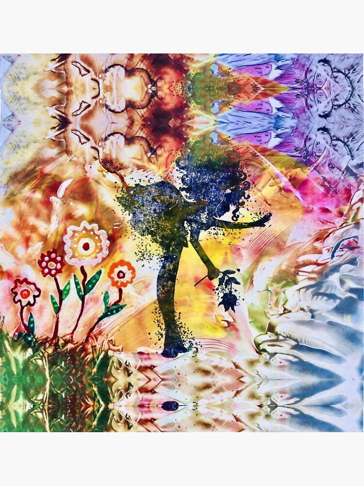 "Alexandra picks flowers in otherworld" Sticker for Sale by TheArtuoso ...