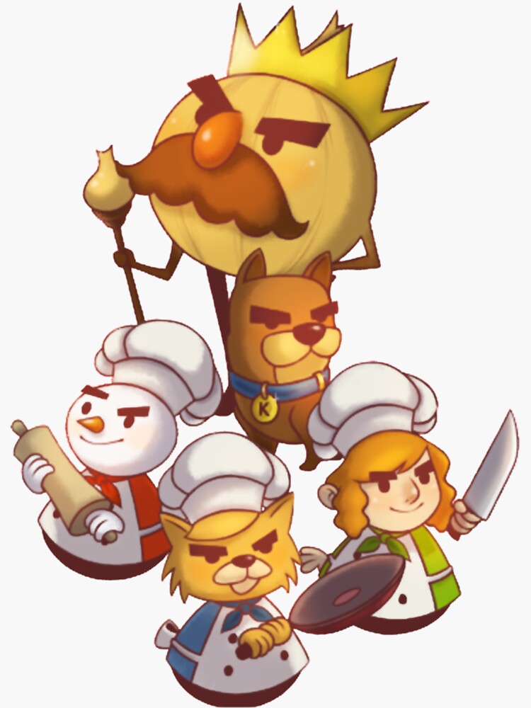 "Cute Overcooked Gift Boy Girl " Sticker by 2STstore22 | Redbubble