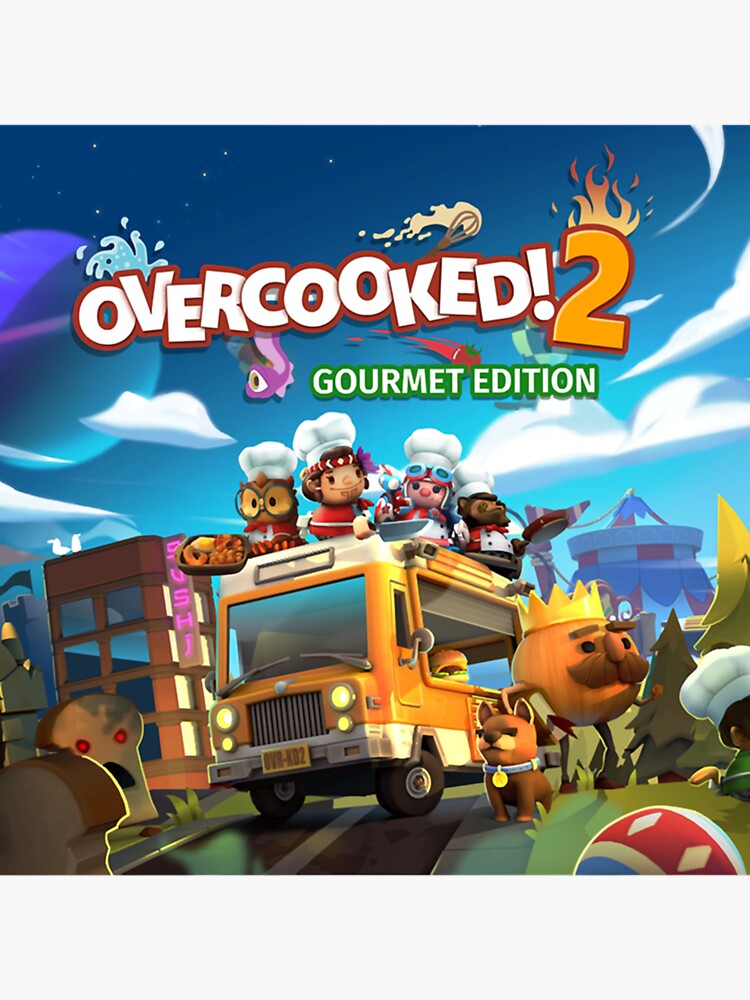 "Cute Overcooked 2 Gourmet Edition Gift Boy Girl " Sticker for Sale by ...