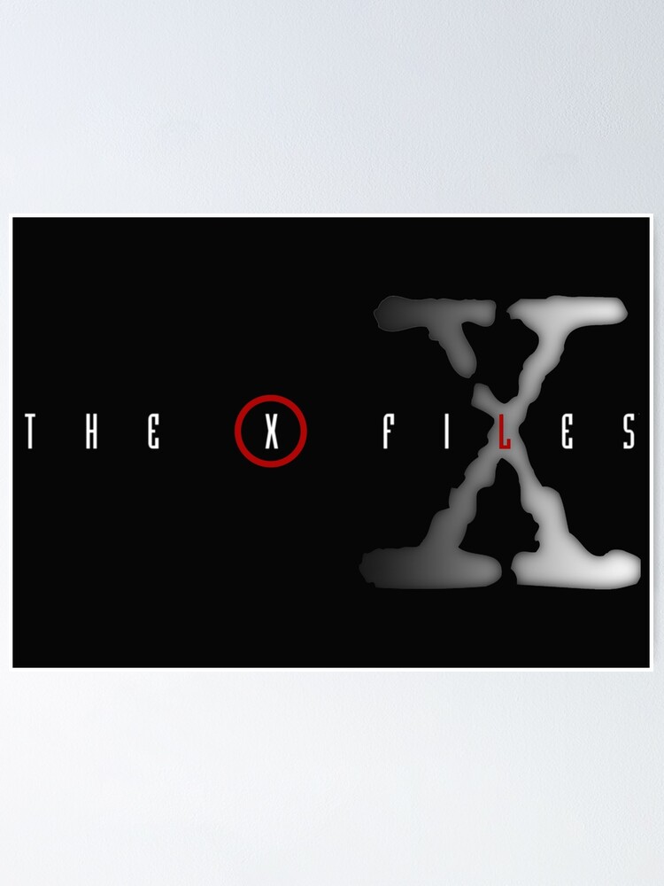 "Classic X Files Logo" Poster for Sale by TheVarc | Redbubble