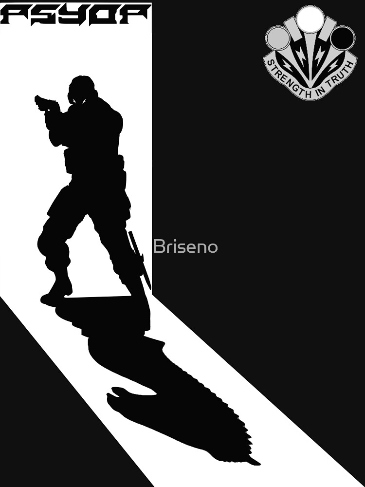 "PSYOP Silhouette" Essential T-Shirt for Sale by Briseno | Redbubble