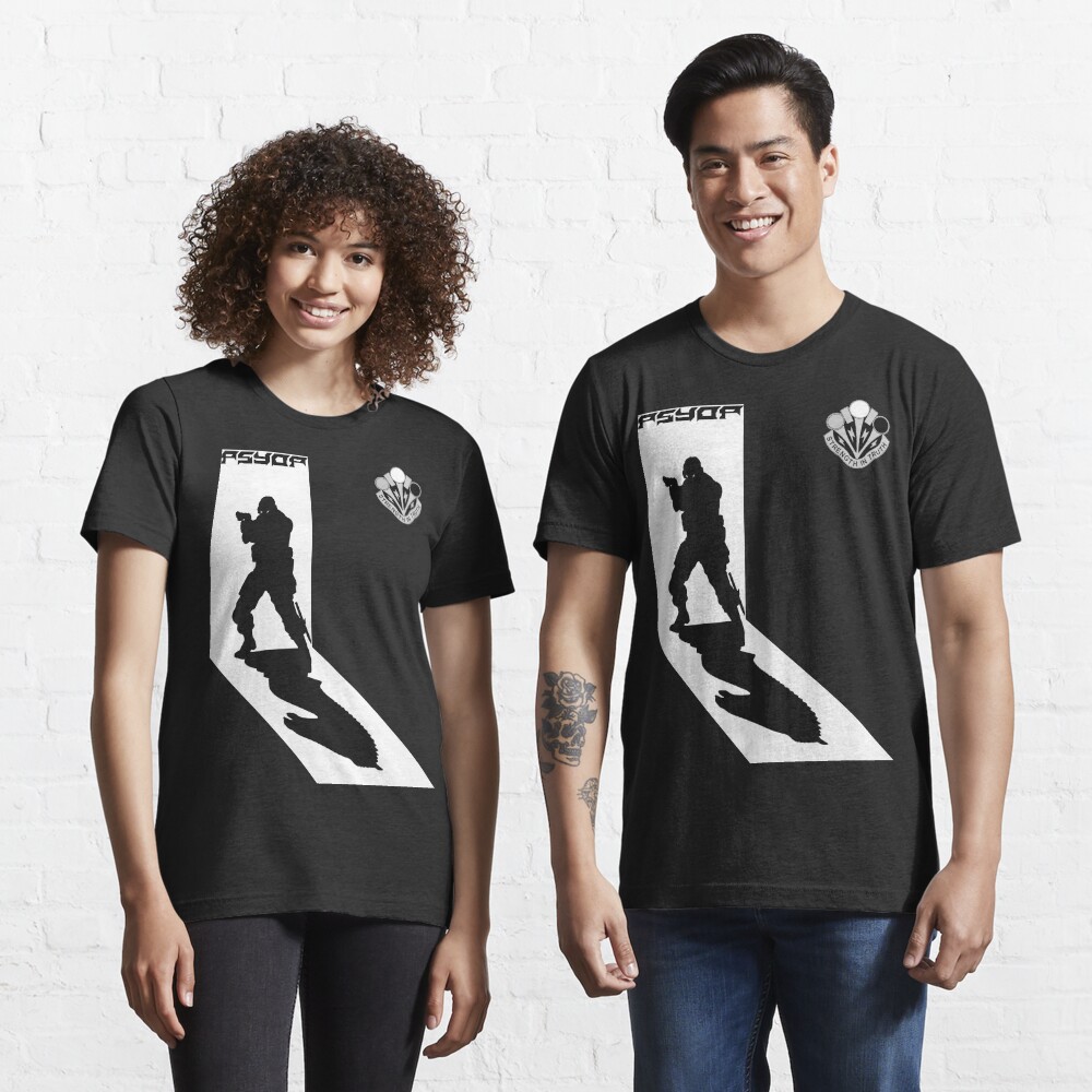 "PSYOP Silhouette" T-shirt for Sale by Briseno | Redbubble | psyop t ...