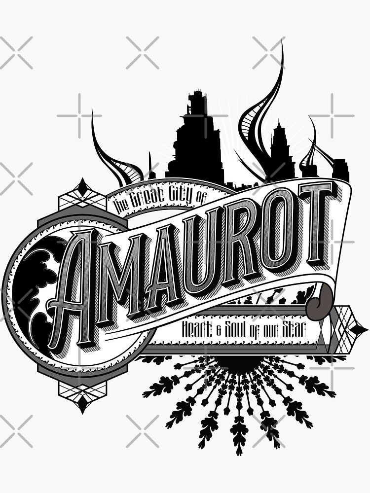 "City of Amaurot" Sticker for Sale by ErisErith | Redbubble