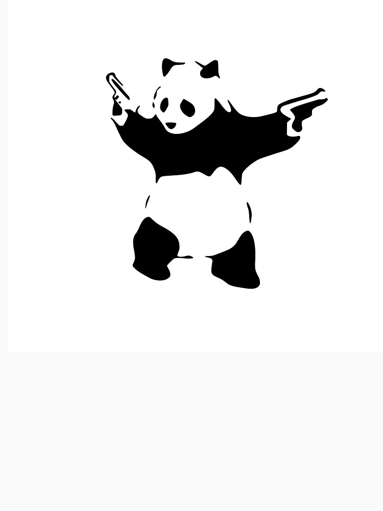 "panda bear with guns" T-shirt for Sale by anatudor | Redbubble | panda ...
