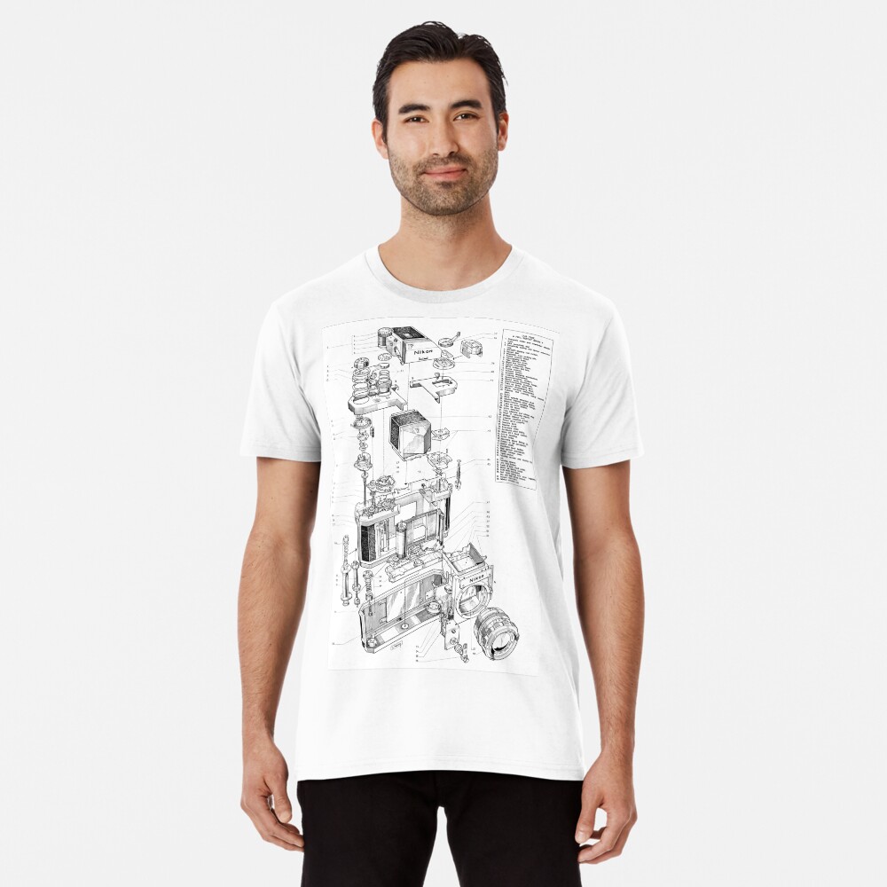 "Nikon F exploded vintage camera photography" Poster for Sale by dsm888 ...