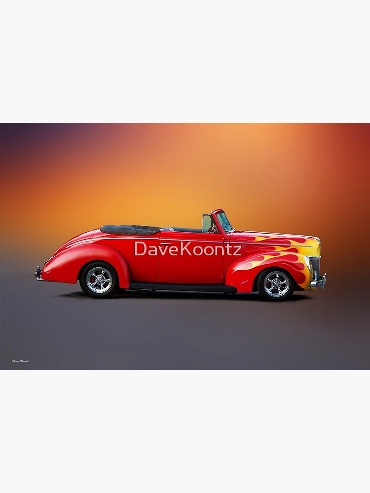 "1940 Ford Deluxe Convertible 'Profile'" Poster for Sale by DaveKoontz ...