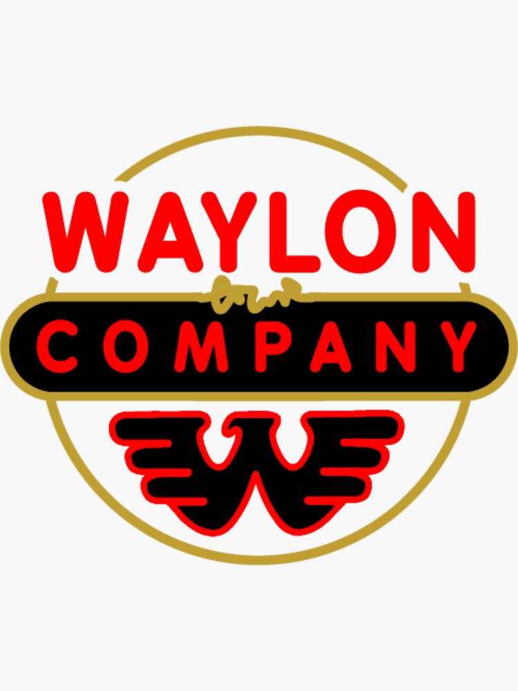 "Waylon And Company Art Gift Men Women" Sticker by RubenAstrom | Redbubble