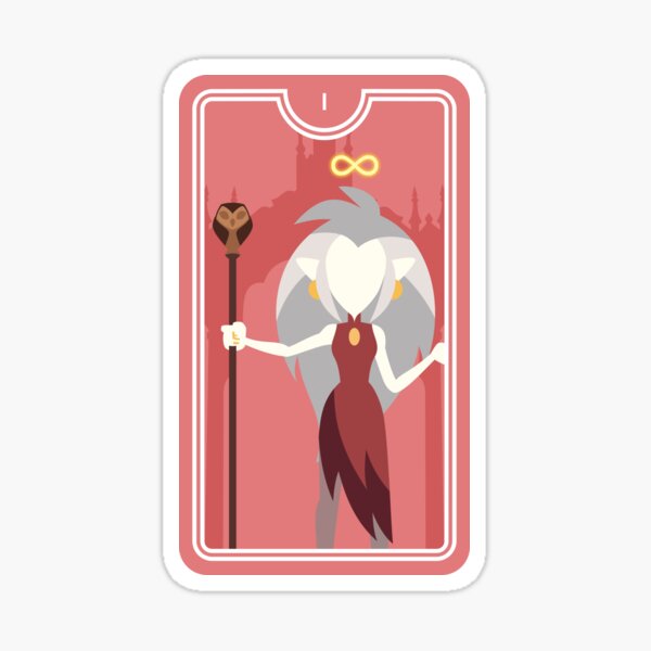 "Eda Magician Tarot Card" Sticker for Sale by PsychMerchant | Redbubble