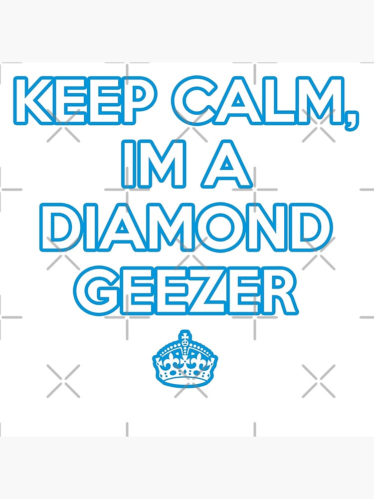 "Diamond geezer" Poster by JoanaRamos | Redbubble