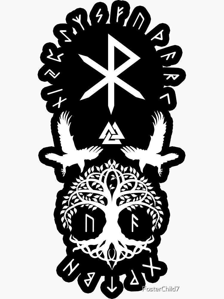"Norse Path /// Rune II (Variant II)" Sticker by FosterChild7 | Redbubble