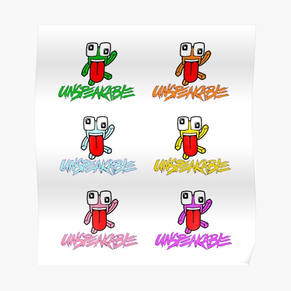"youtube play Funny Unspeak.able" Poster by Aralina01 | Redbubble