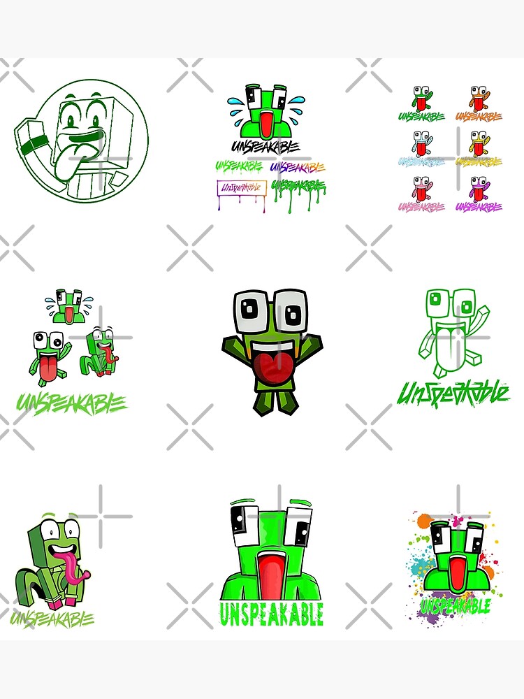 "youtube play Funny Unspeak.able pack " Canvas Print for Sale by ...