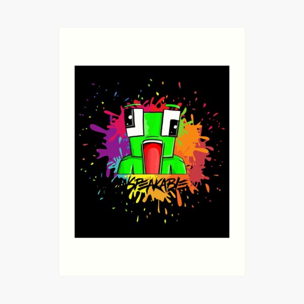 "youtube play Funny Unspeak.able" Art Print by Aralina01 | Redbubble